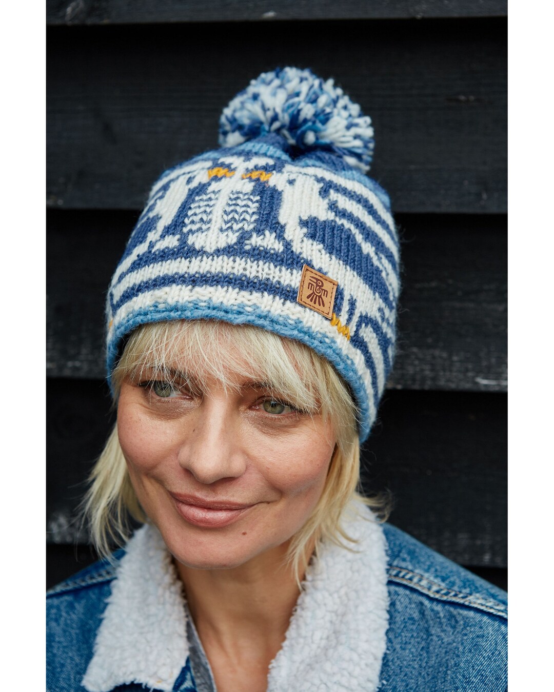 Women's Seagull Hat - 100% Wool Winter Hat - Knitted - Sustainable ...