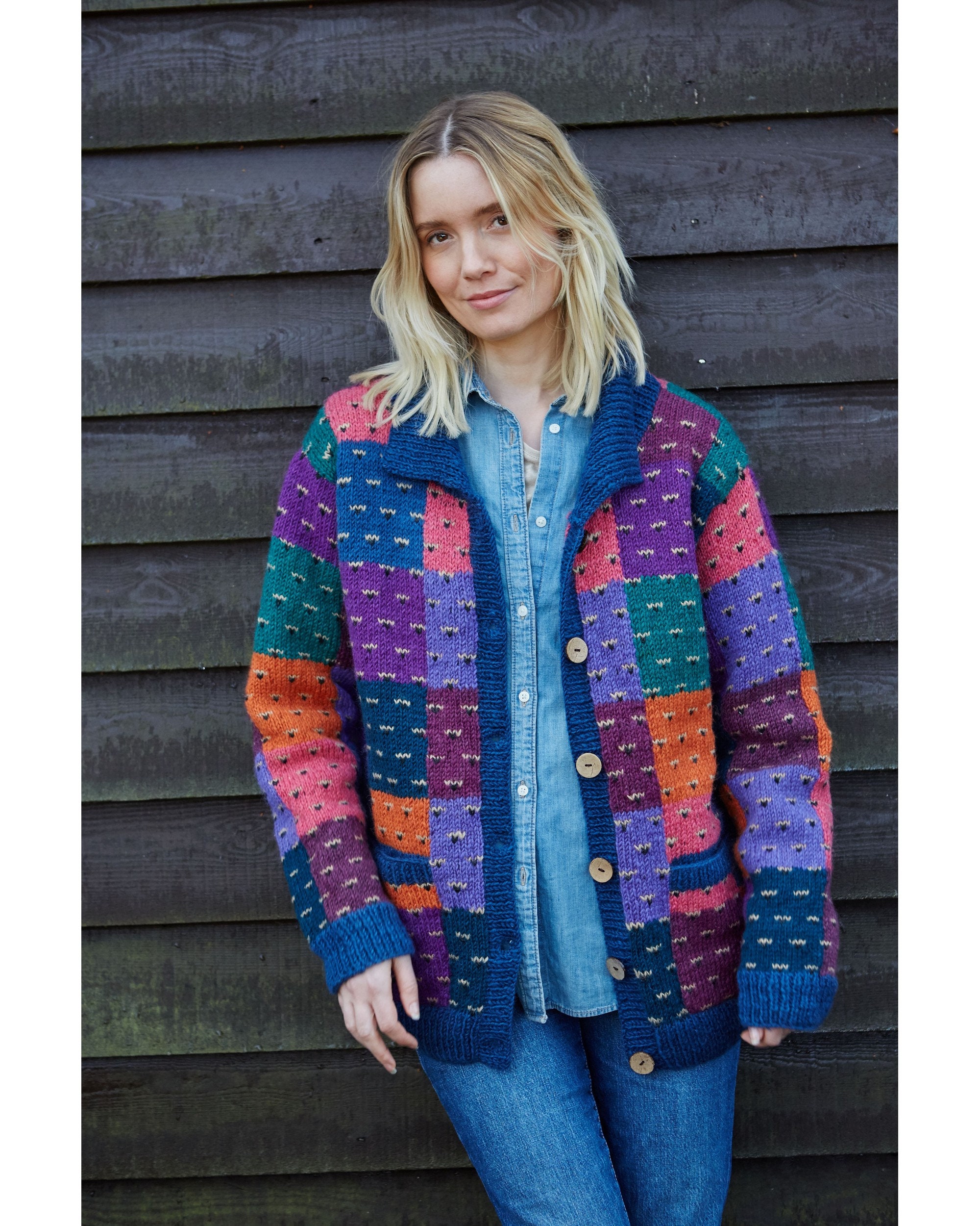 Womens Wool Cardigan Winter Cardigan 100% Wool Ethical - Etsy