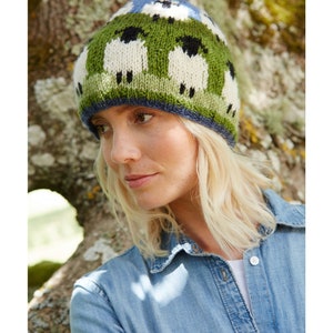 Women's Knitted Sheep Hat, Headband, Beanie: 100% Wool | Pachamama - Etsy