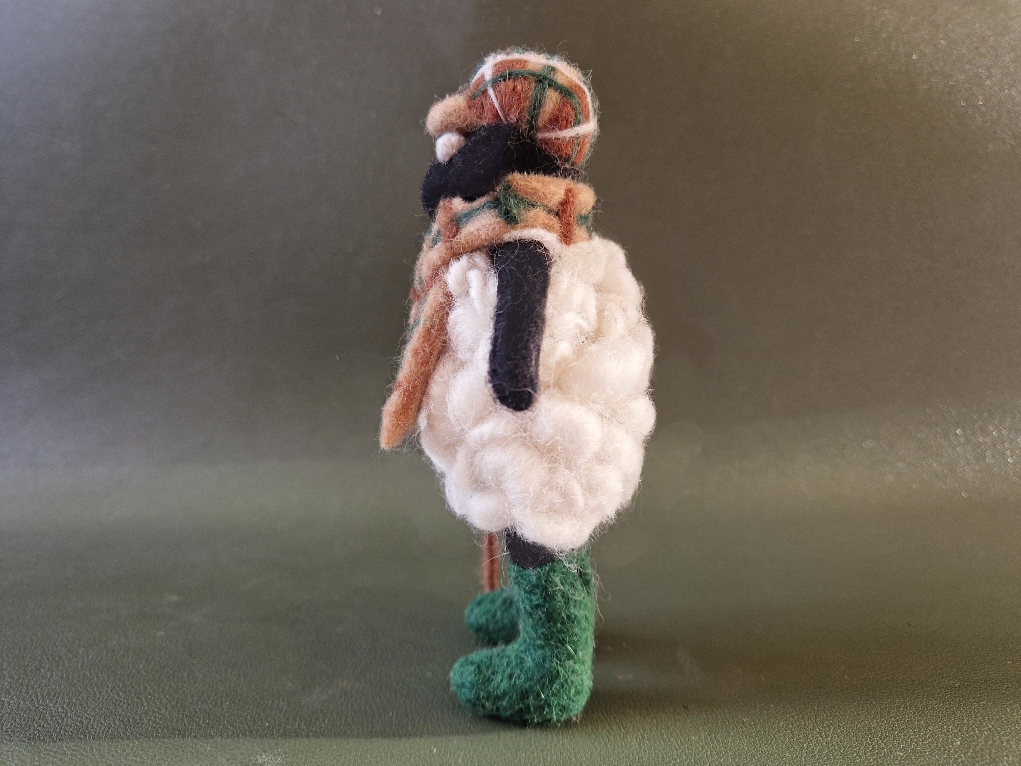 Felt Sheep Standing Decoration - Flat Cap Sheep - Stanley Sheep ...