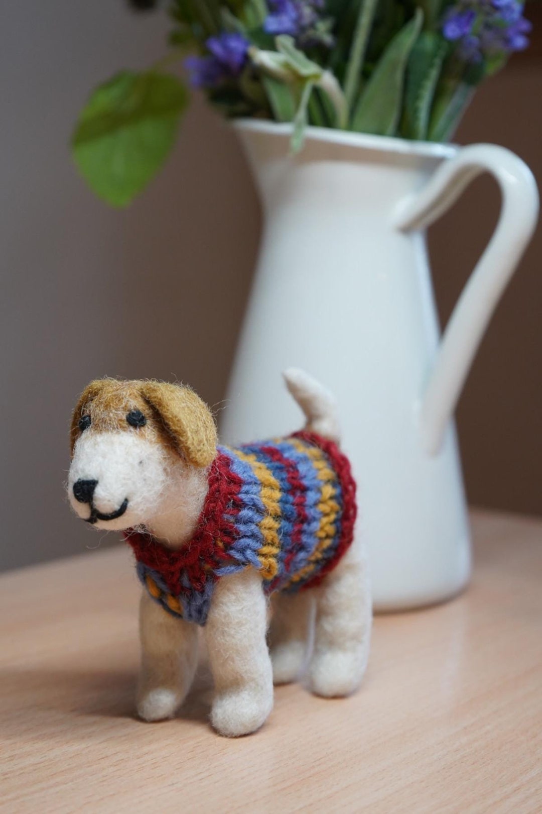 Felt Dog Decoration - Jack Russell Terrier Decoration - Felt Dog ...