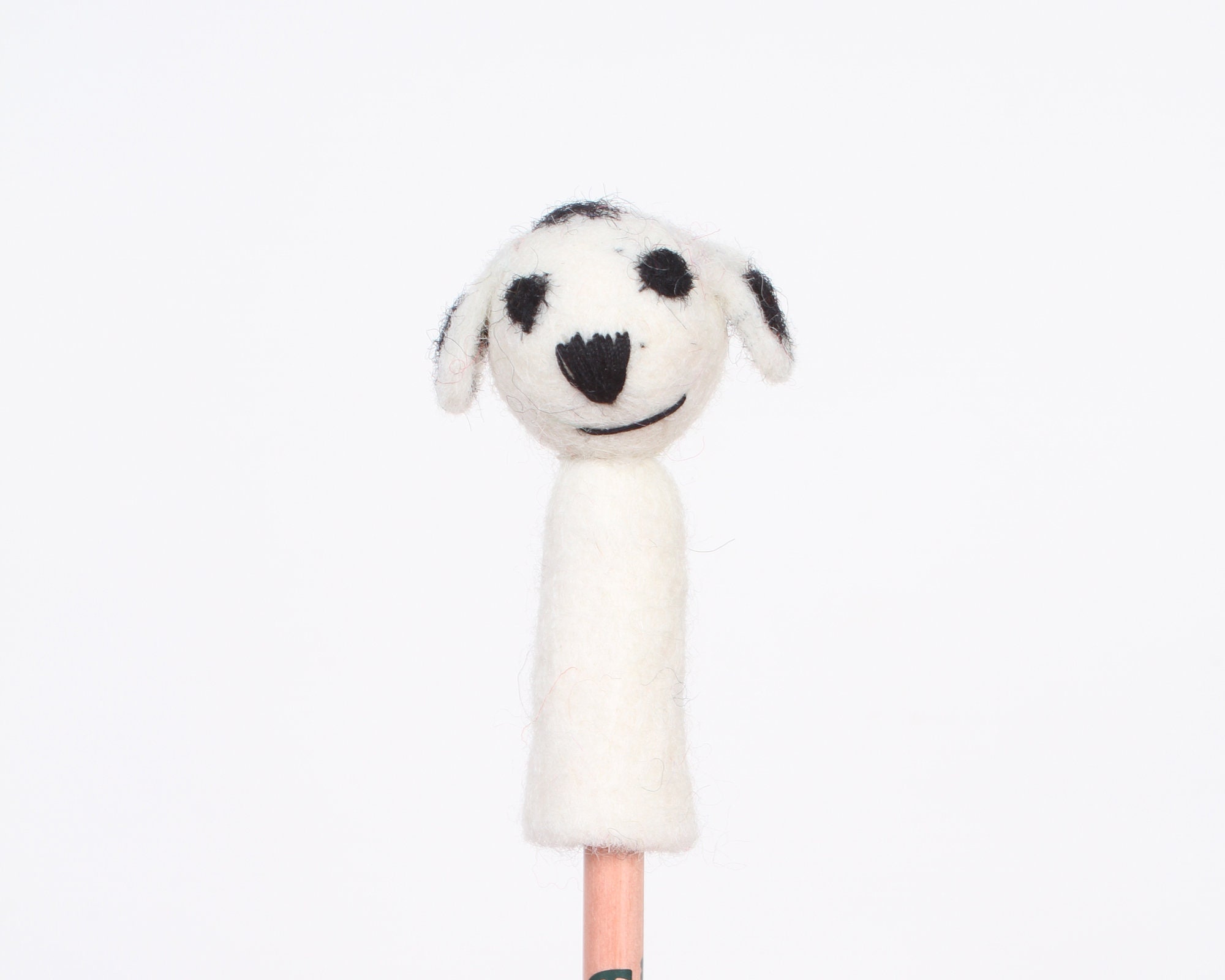 100% Handmade Felt Wool Pencil Toppers, Animal Pencil Toppers, Dog, Cat ...