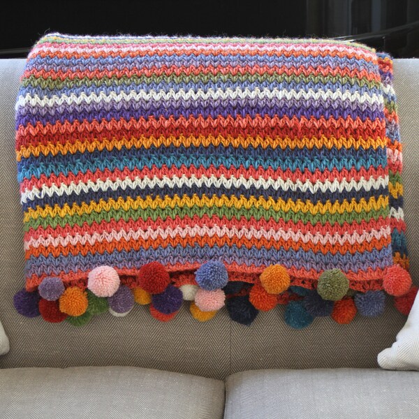 Multi Colored Throw - Etsy