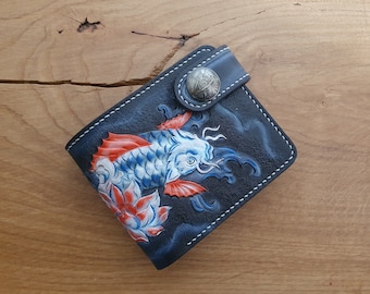 Fish Leather Wallet - Etsy