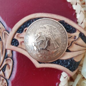 Mexican Style Wallet Tooled With a Skull, Western Wallet, Braided ...
