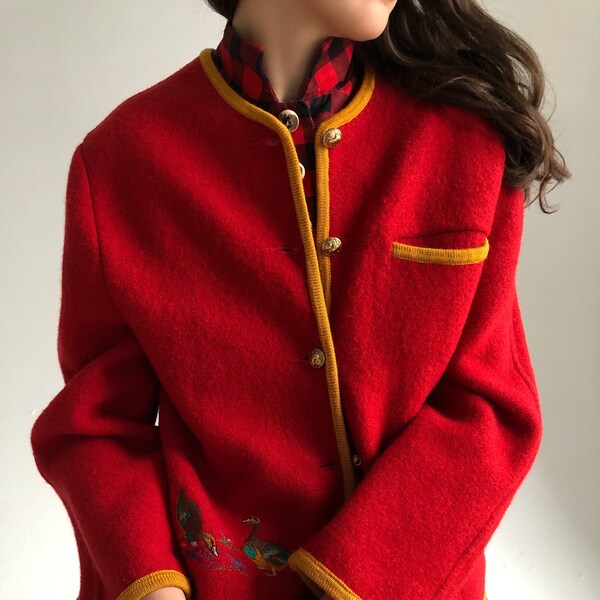 Boiled Wool Coat - Etsy