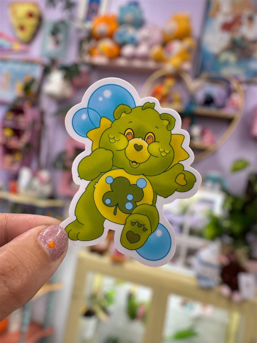 Creature Care Bear - Vinyl Sticker - Etsy