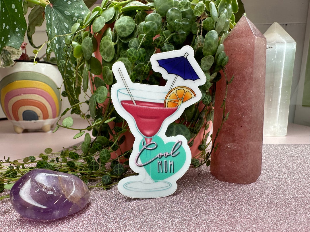 Cool Mom - Clear Vinyl Sticker - Etsy
