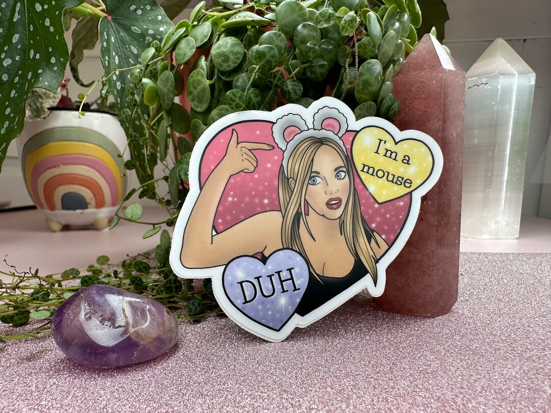 I'm a Mouse, Duh Vinyl Sticker - Etsy