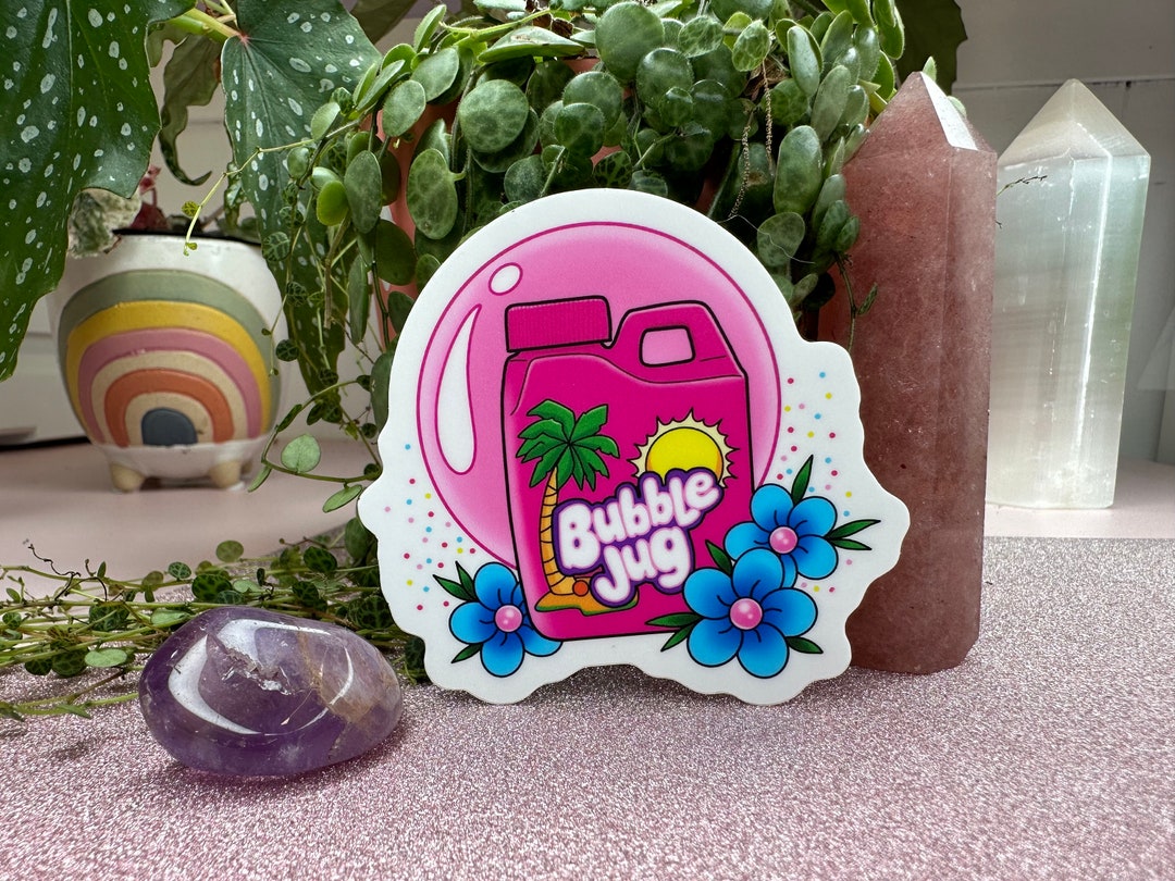 Bubble Jug - Vinyl Sticker - Etsy