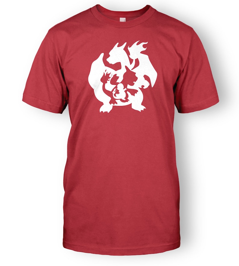 Charmander Evolution T-shirt UNISEX / MEN Pokémon Top Tee - Etsy