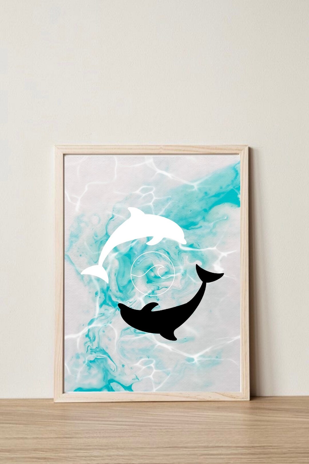 Dolphin Art Print, Guardians of the Sea Art Print, Spirit Animal Wall ...