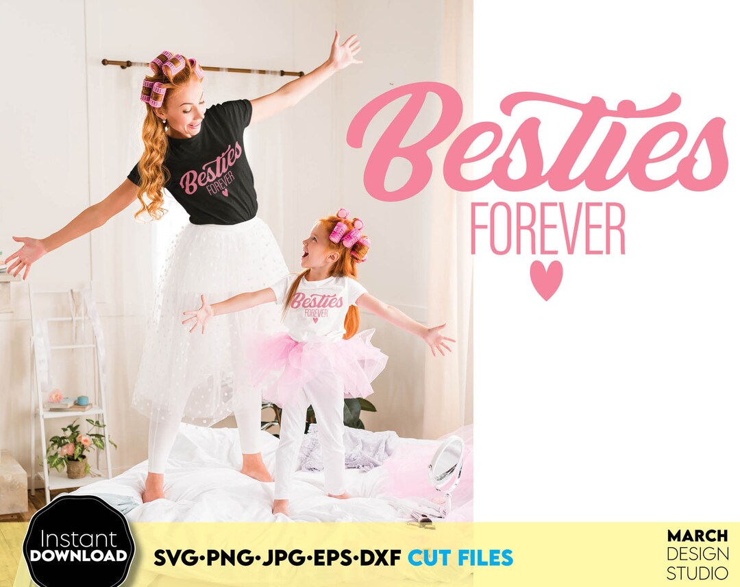 Besties Shirts for 2 Svg Png Best Friends Svg File Best Friends Gift ...