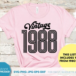 Vintage Shirt Svg Aged to Perfection Png Vintage Classic Birthday Shirt ...