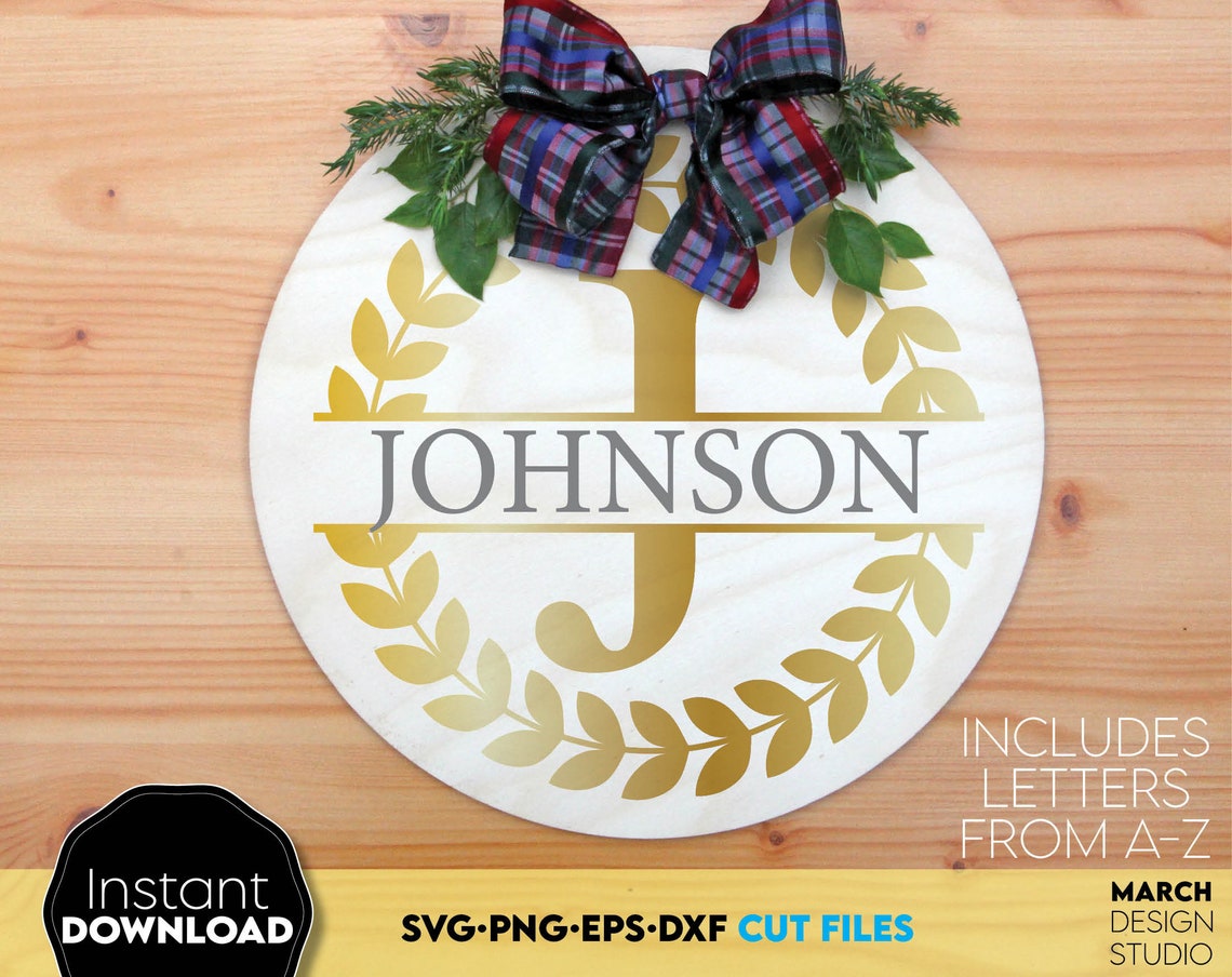 Split Monogram Bundle SVG Split Monogram SVG Split Letters Svg - Etsy