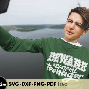 Beware Official Teenager Svg Png Dxf Pdf 13th Birthday Shirt - Etsy