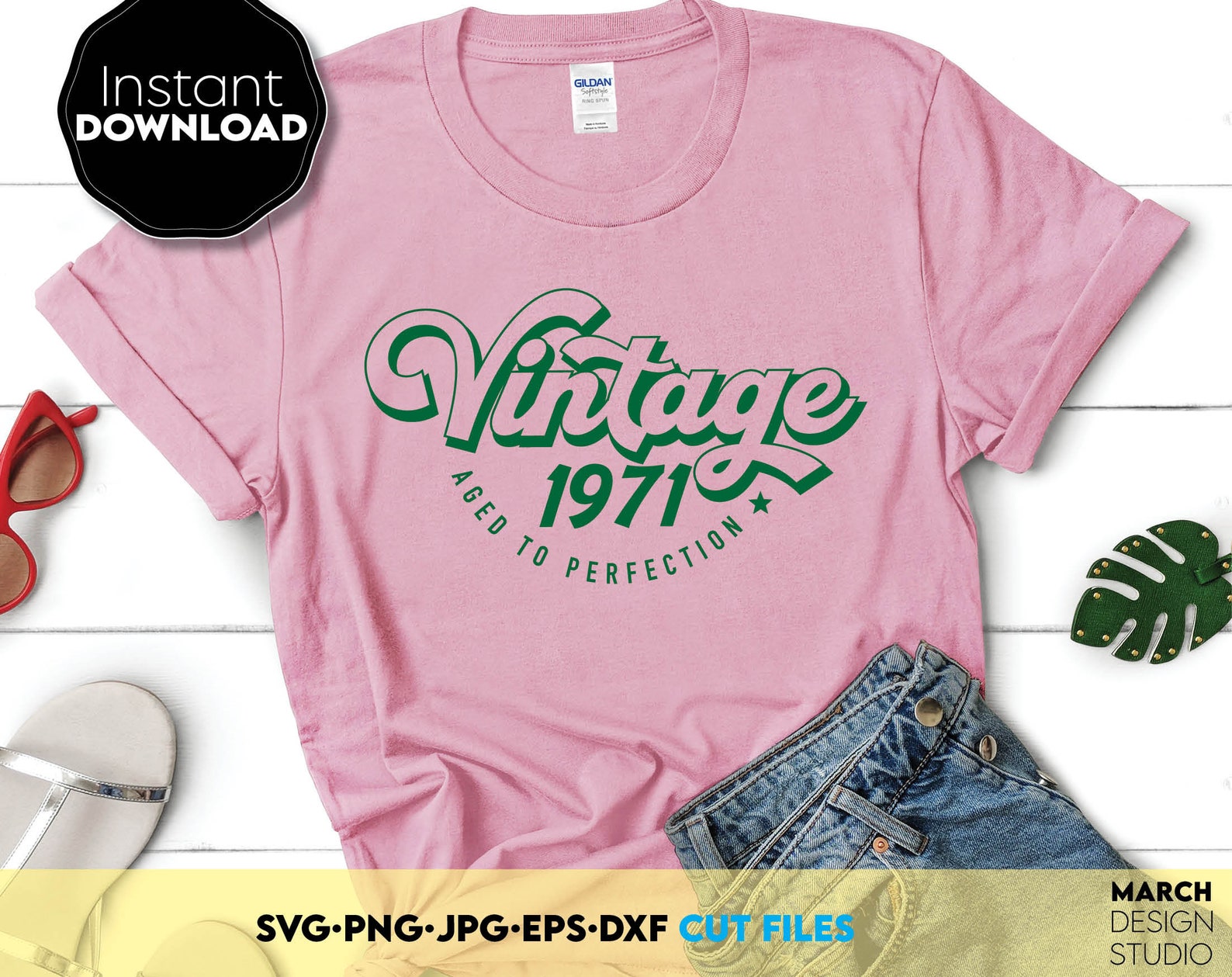 Vintage Birthday 1971 Shirt SVG 1971 Birthday SVG Funny - Etsy