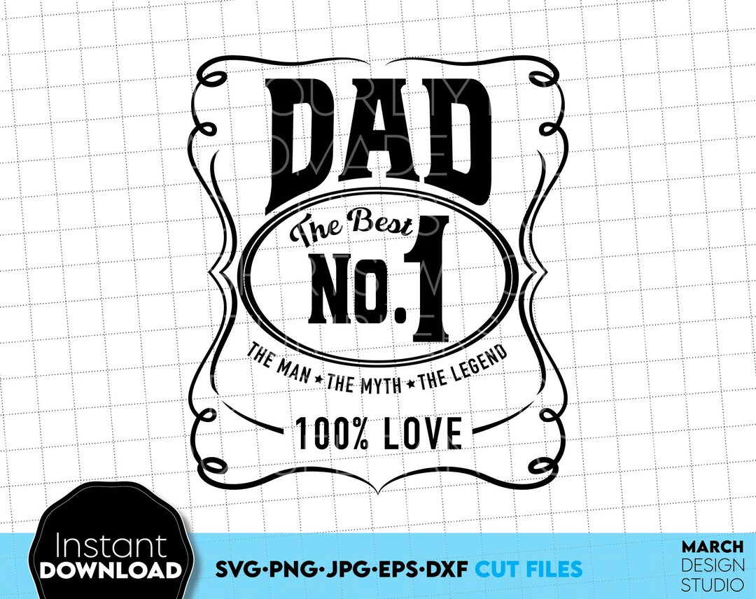 Fathers Day or Dad Birthday Nr.1 Shirt Design Png Svg, Best Dad Ever ...