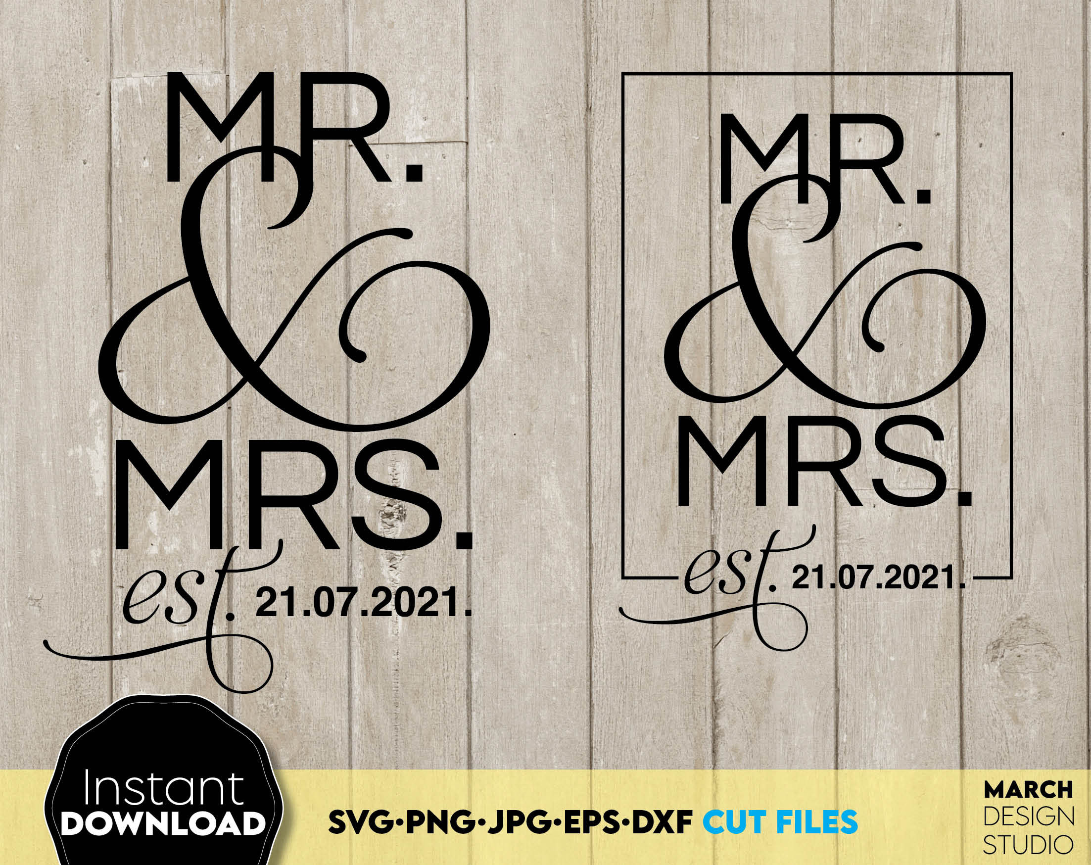 Mr and Mrs SVG Mr and Mrs Shirts SVG Mr & Mrs SVG Wedding - Etsy