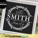 Last Name Monogram Svg Personalized Name Svg Monogram Last - Etsy