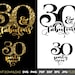 30 and Fabulous Svg | 30 Birthday Party Crew Svg | 30 Birthday Svg ...