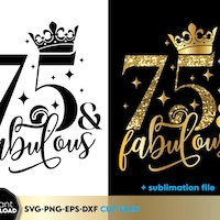 Funny 75th Birthday Svg, I Am Not 75, I'm 18 With 57 Years Experience ...