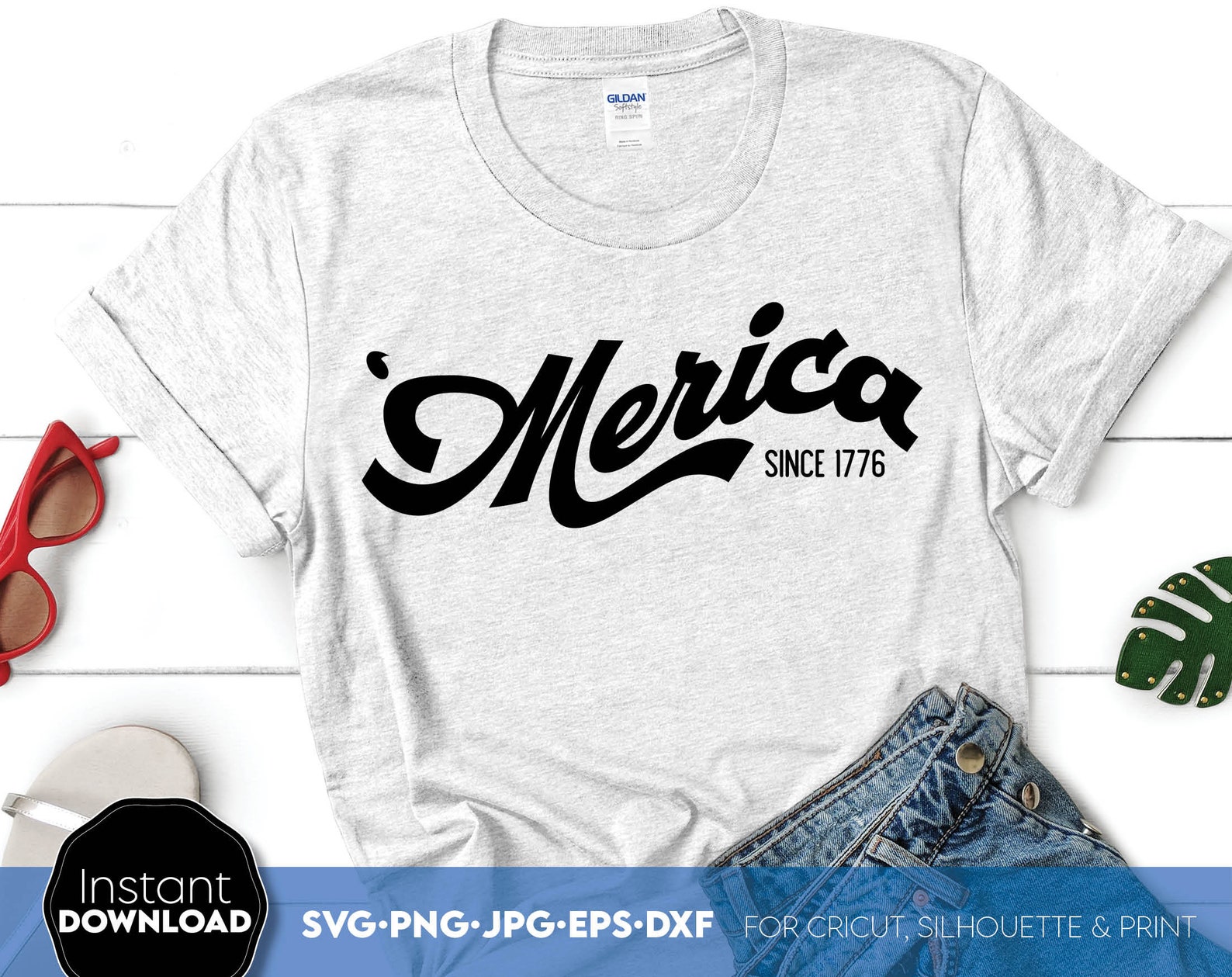 Merica SVG Merica Flag SVG 4th July Shirt SVG America - Etsy