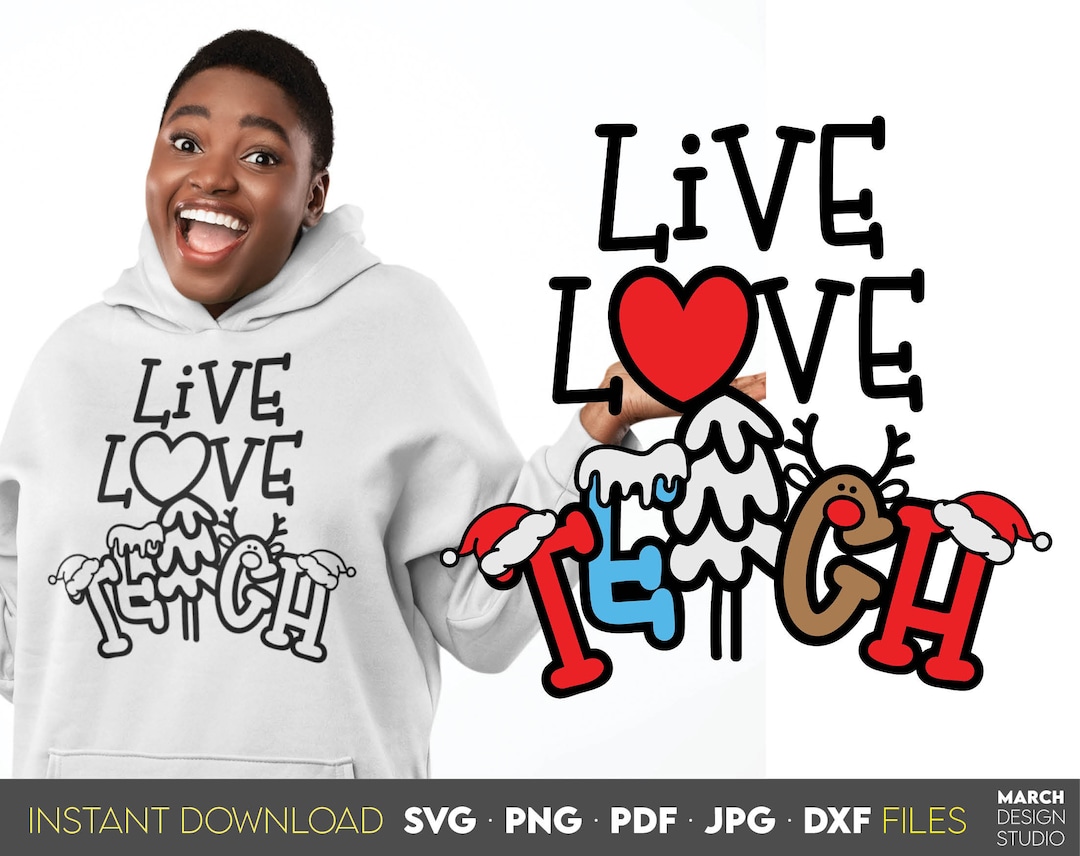 One Merry Teacher SVG PNG, Teacher Christmas Svg, Live Love Teach Svg ...