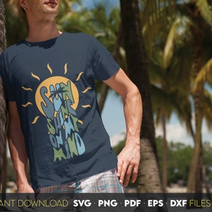 Sunshine on My Mind Svg / Summer Vibes Svg / Summer Sublimation Clipart ...