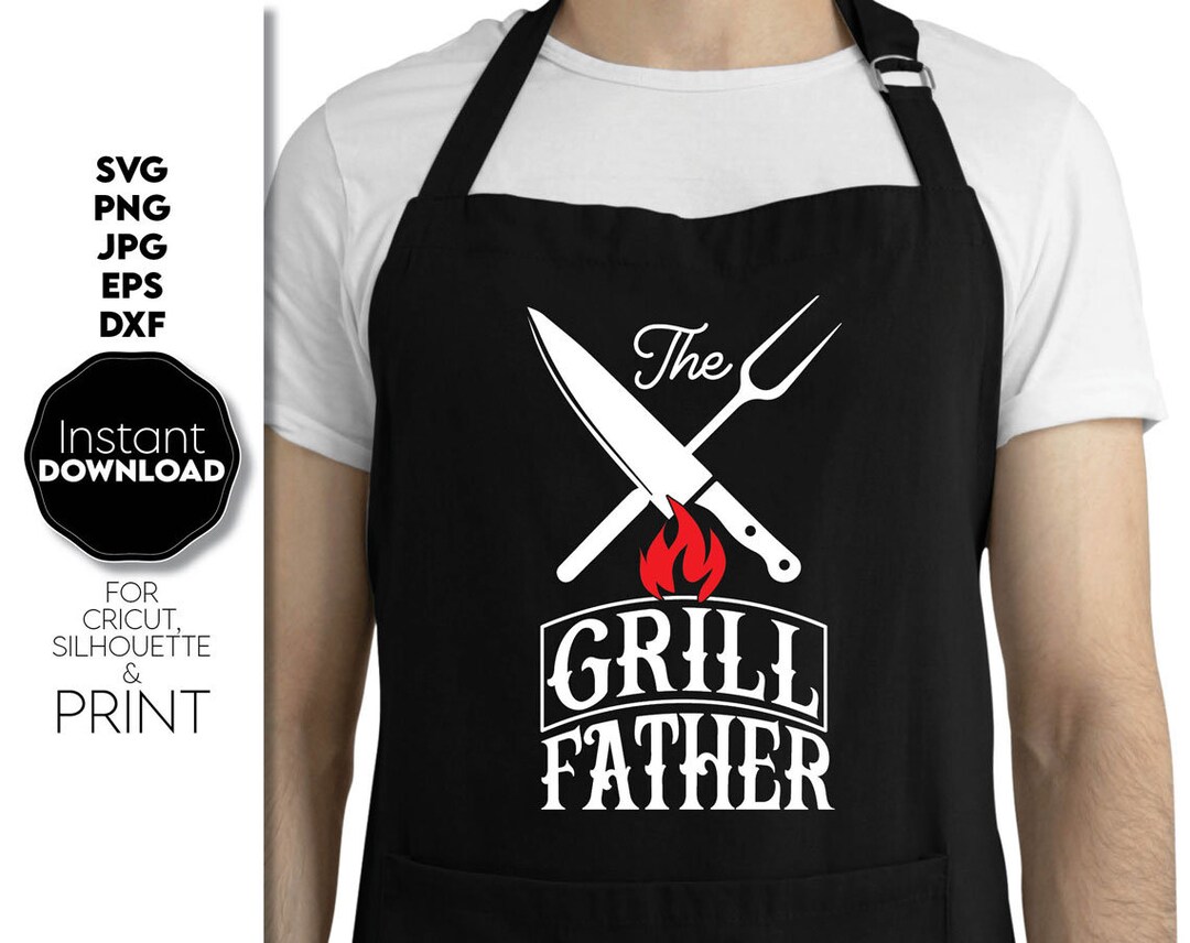 The Grill Father SVG Grill Master SVG BBQ Master Svg Grilling Cooking ...