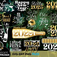 New Year Svg - Etsy