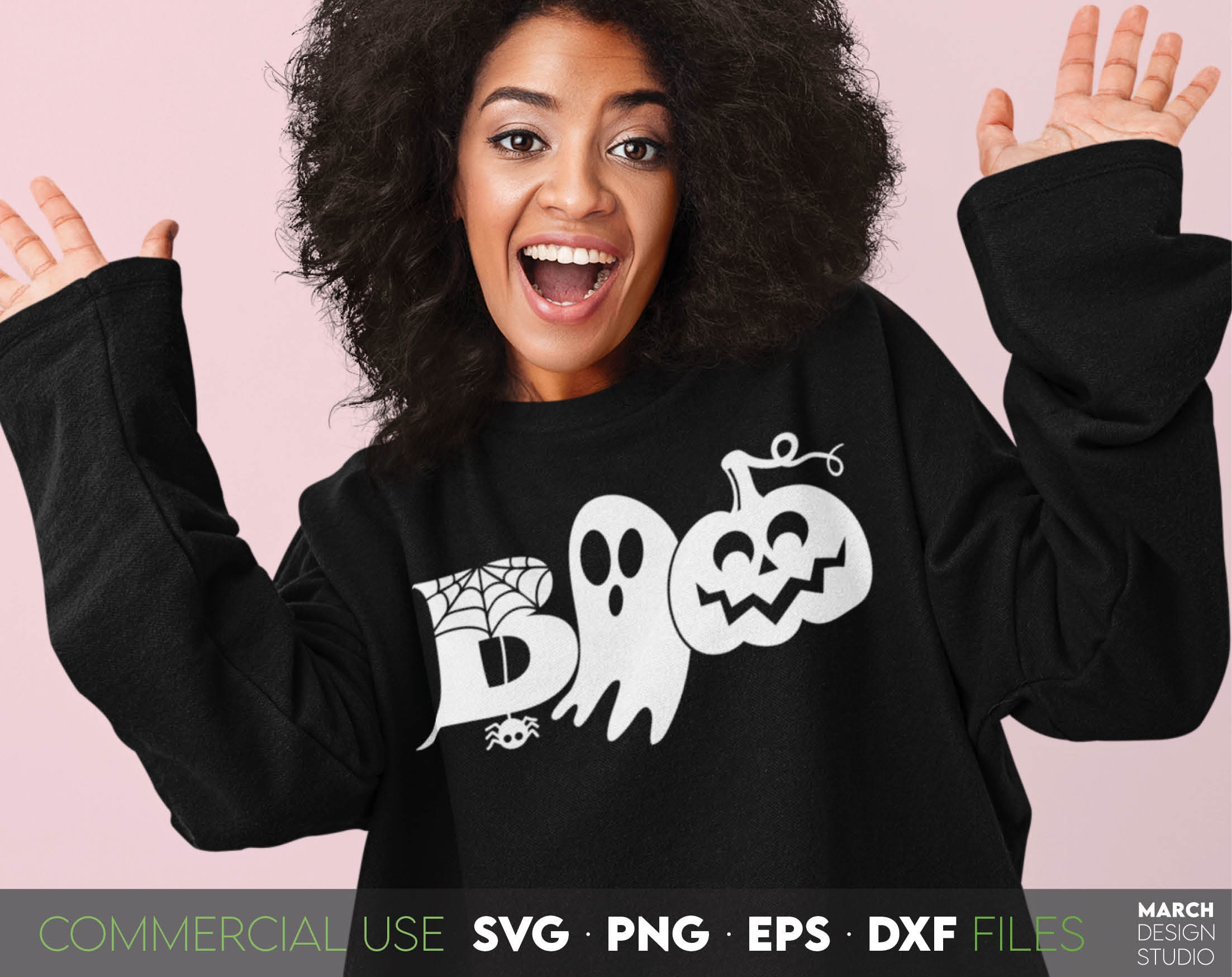Boo SVG Halloween SVG ghost SVG Spooky Svg Pumpkin Svg - Etsy