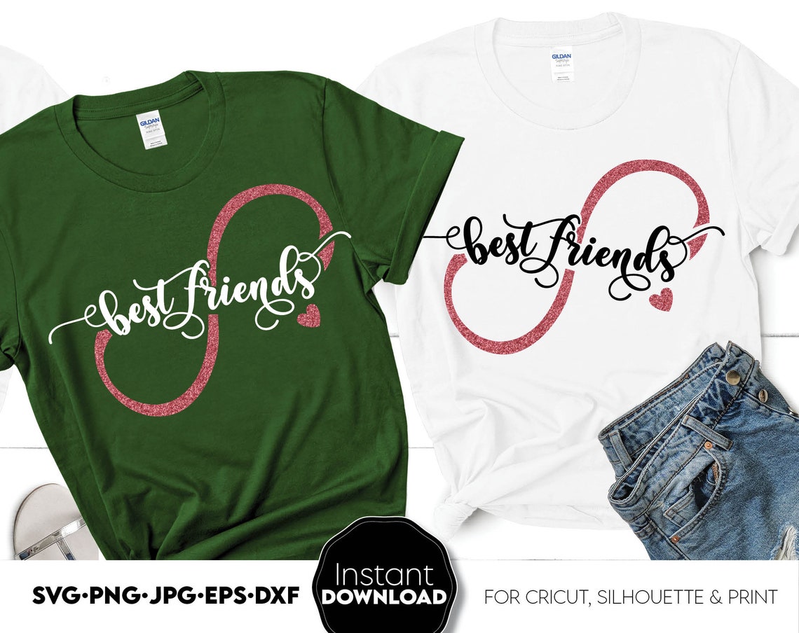 Best Friends Svg Best Friends Forever Svg Besties Svg Etsy