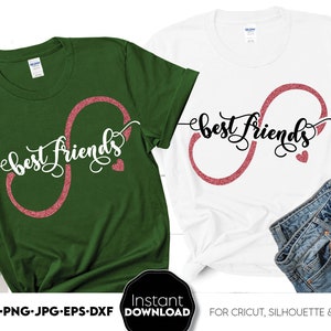 Best Friends Svg, Best Friends Forever Svg, Besties Svg, Friendship Svg ...