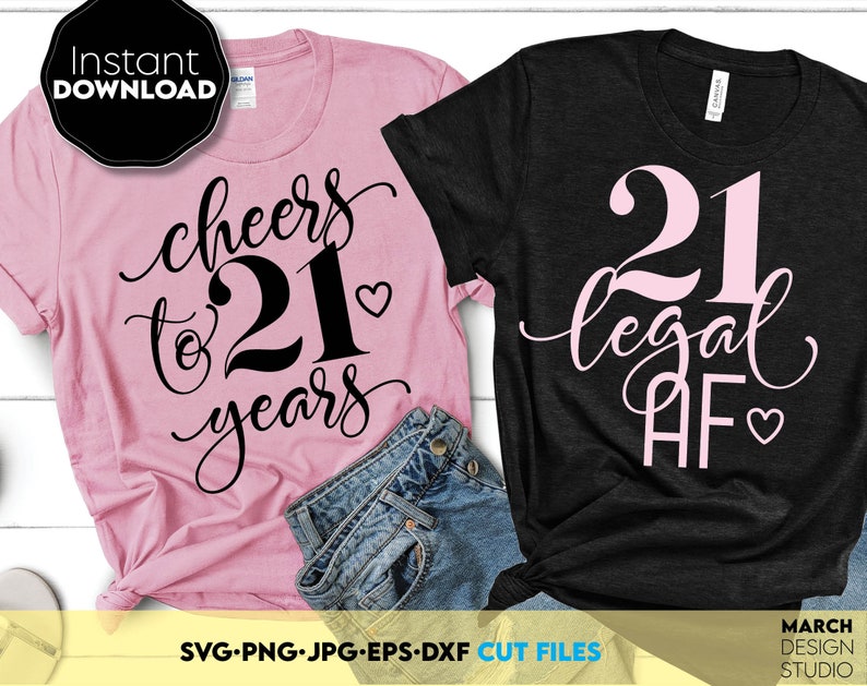 21st Birthday SVG 21st SVG 21 Birthday Svg Cheers to 21 - Etsy