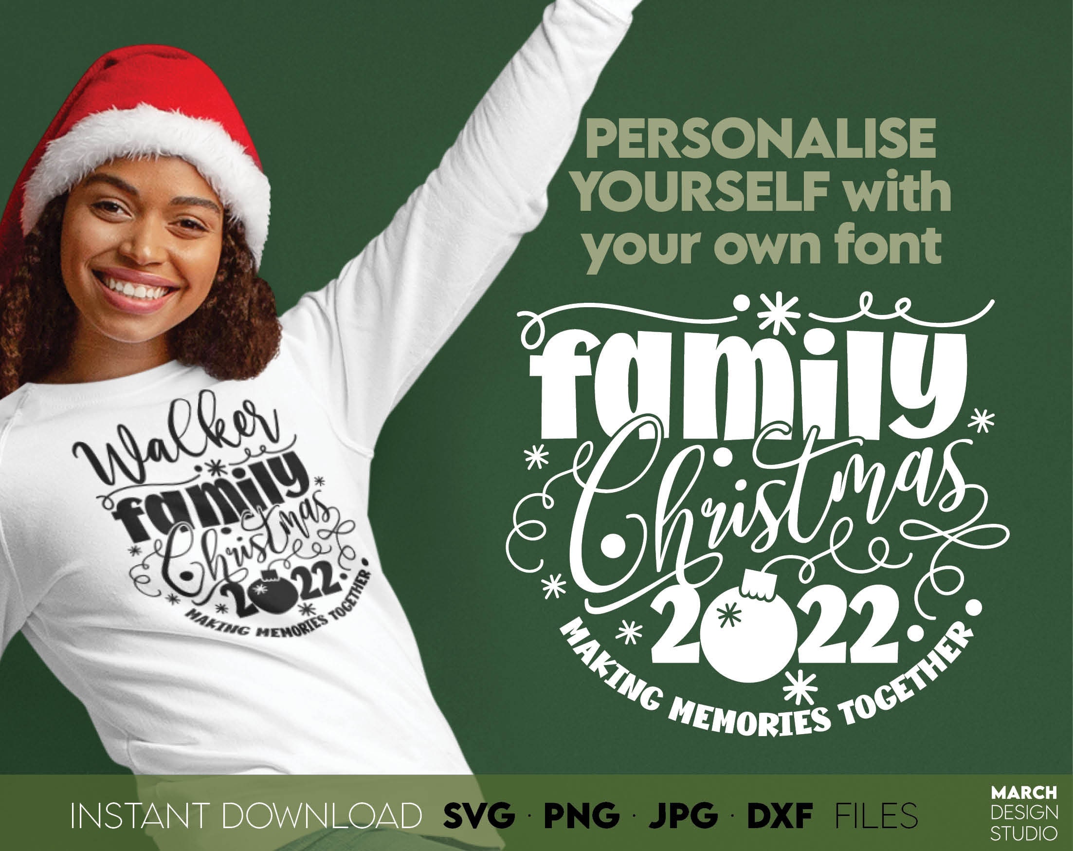 Family Christmas SVG Family Christmas Shirts SVG Make - Etsy