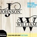 Split Monogram SVG Monogram SVG Family Monogram SVG Split Letters Svg ...