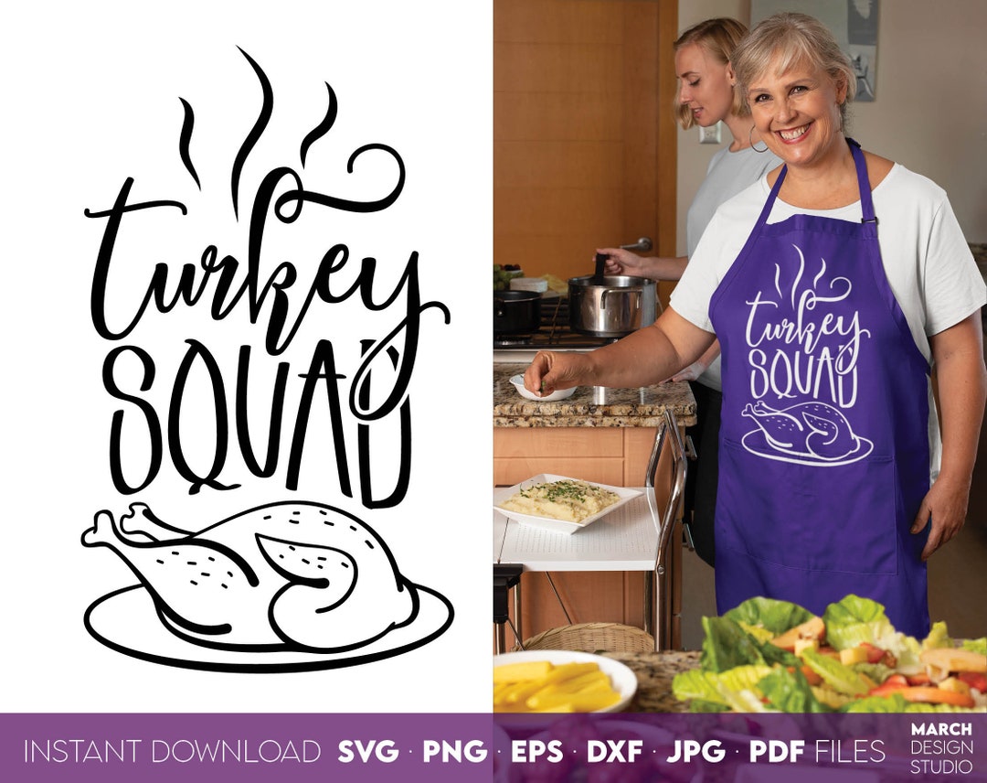 Thanksgiving Cooking Squad SVG | Funny Thanksgiving SVG | Thanksgiving ...