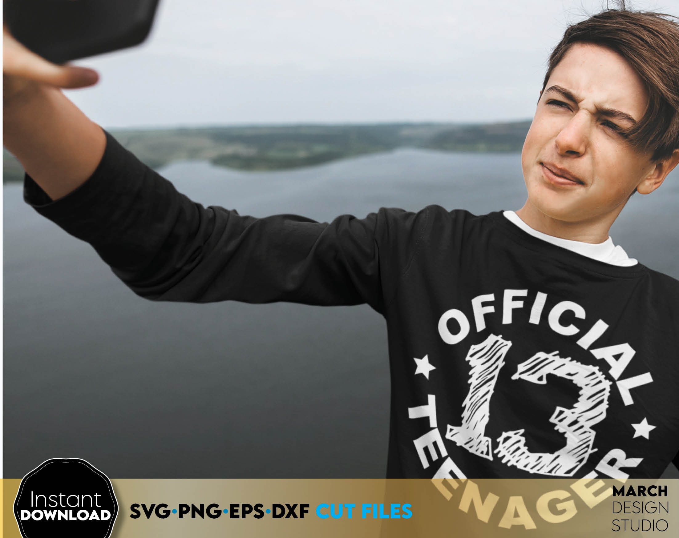 Official Teenager SVG 13th Birthday Girl SVG 13th Birthday - Etsy