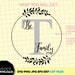 Letter T Monogram SVG Last Name Monogram SVG Wedding Monogram SVG ...