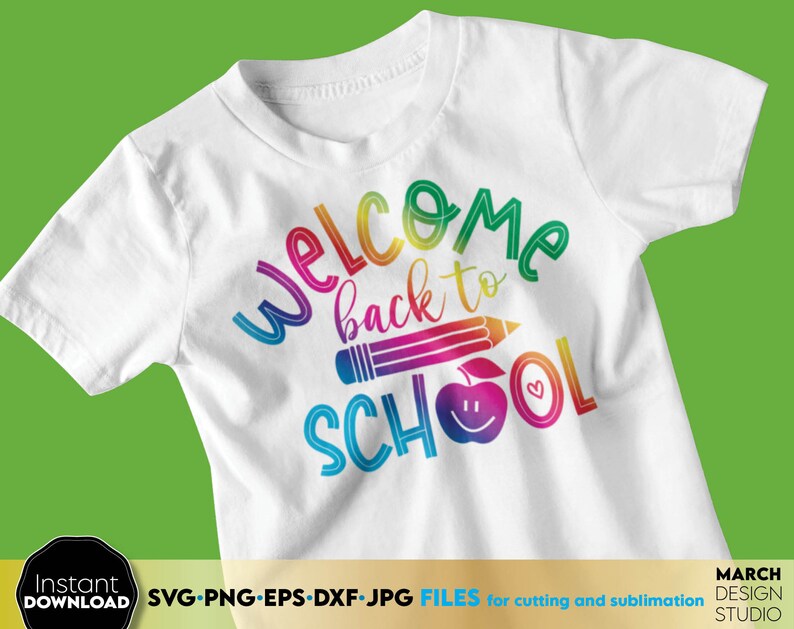 Welcome Back to School Svg Png Back to School Svg Cut Files - Etsy
