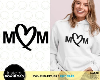 Best Mom Ever Heart Svg Happy Mother's Day Svg,heart Svg,flower Svg ...