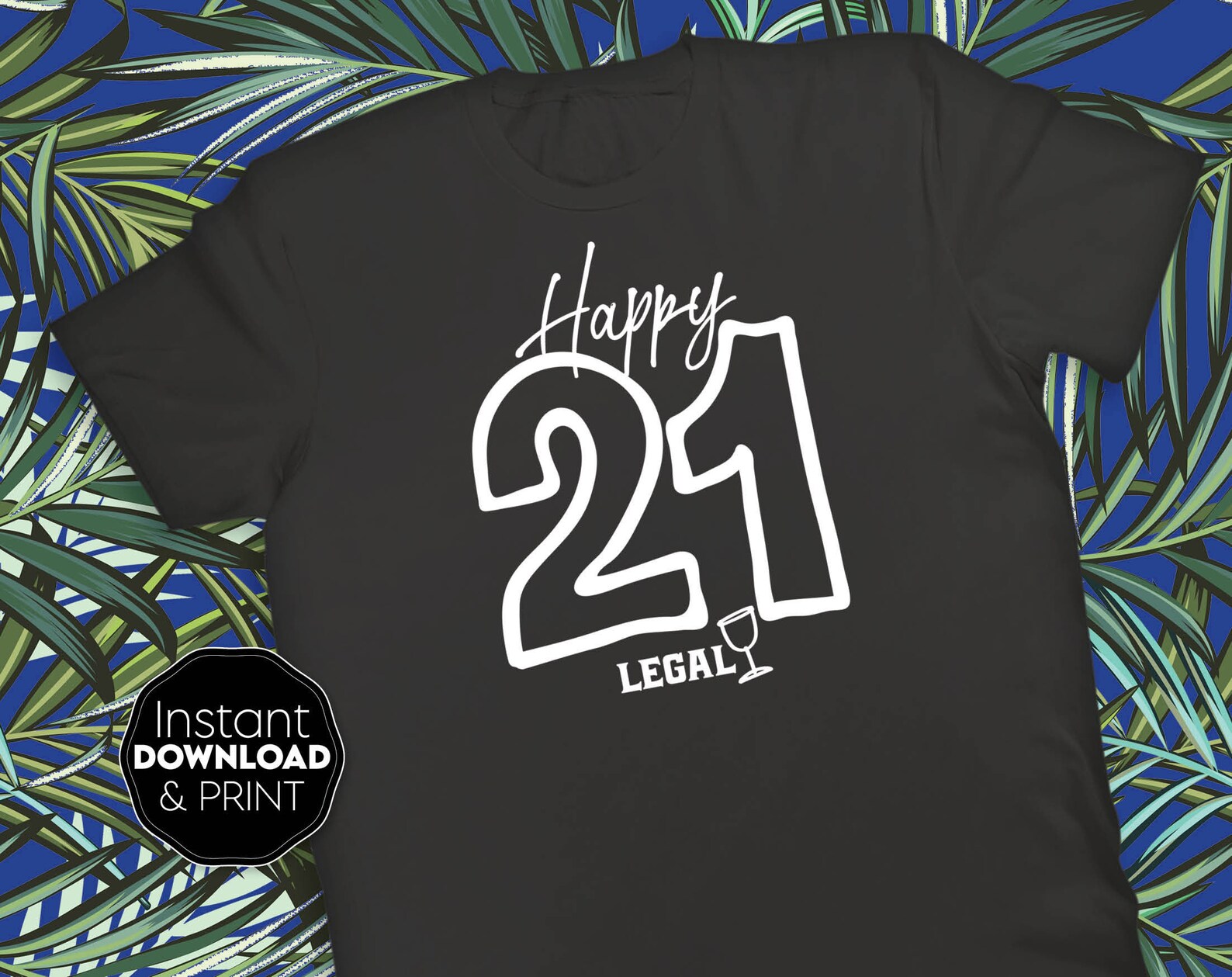 21st Birthday SVG Happy 21st Birthday SVG 21st SVG 21 - Etsy