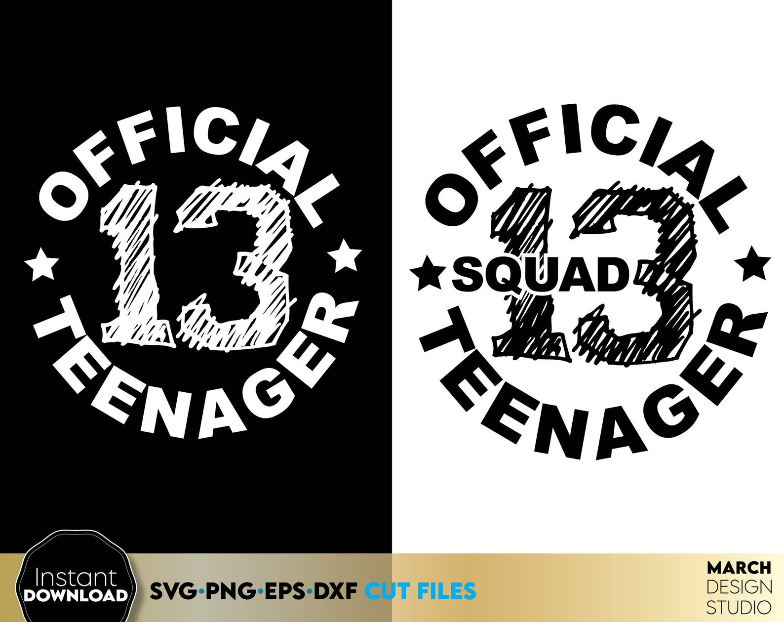 Official Teenager SVG 13th Birthday Girl SVG 13th Birthday - Etsy