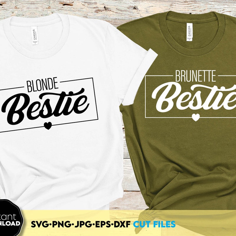 Blonde Best Friends Card - Etsy