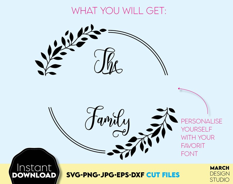 Last name monogram svg Personalized name svg Monogram last | Etsy Last name monogram svg Personalized name svg Monogram last | Etsy