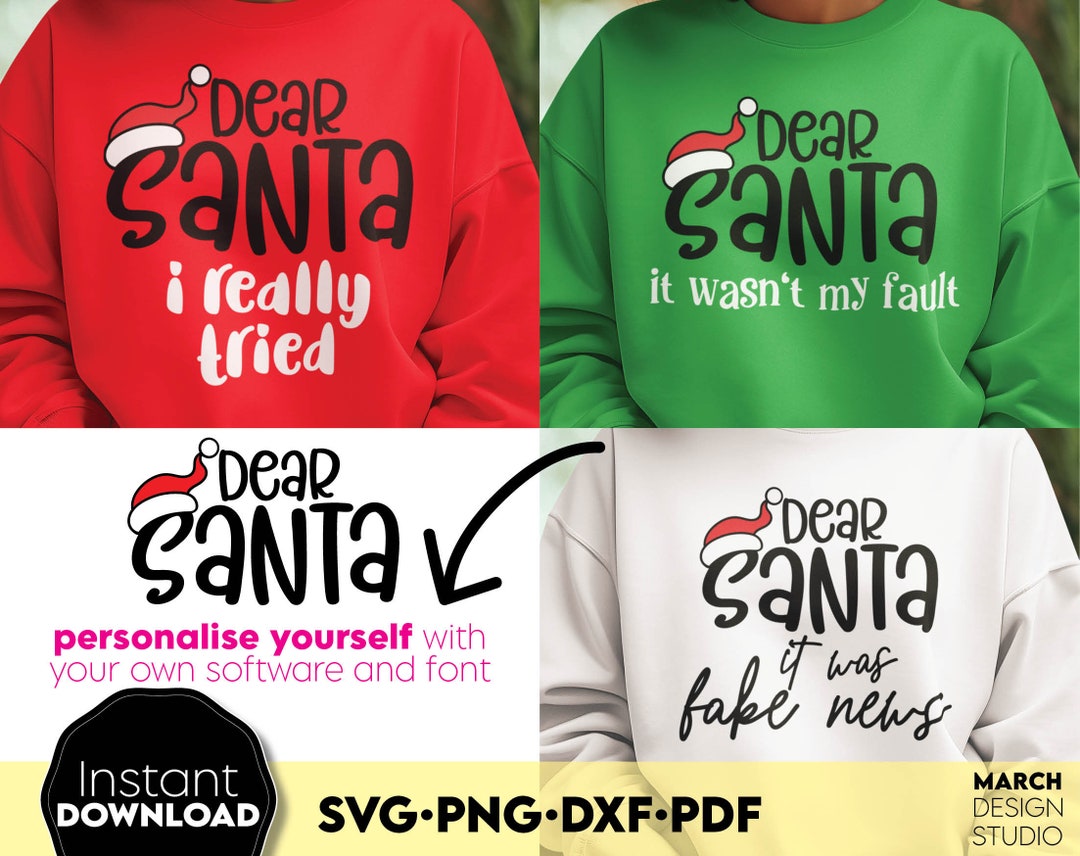 Santa Christmas Svg Custom Christmas Svg Shirts Santa Svg Shirts Family ...