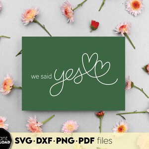 We Said Yes Svg Png Bride Tshirt Svg - Etsy