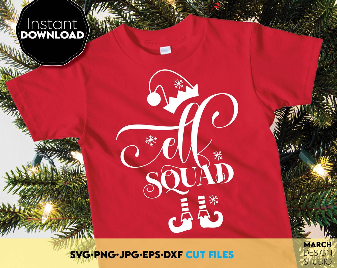 Elf Squad SVG Elf SVG Christmas Elf Svg Santa Squad | Etsy