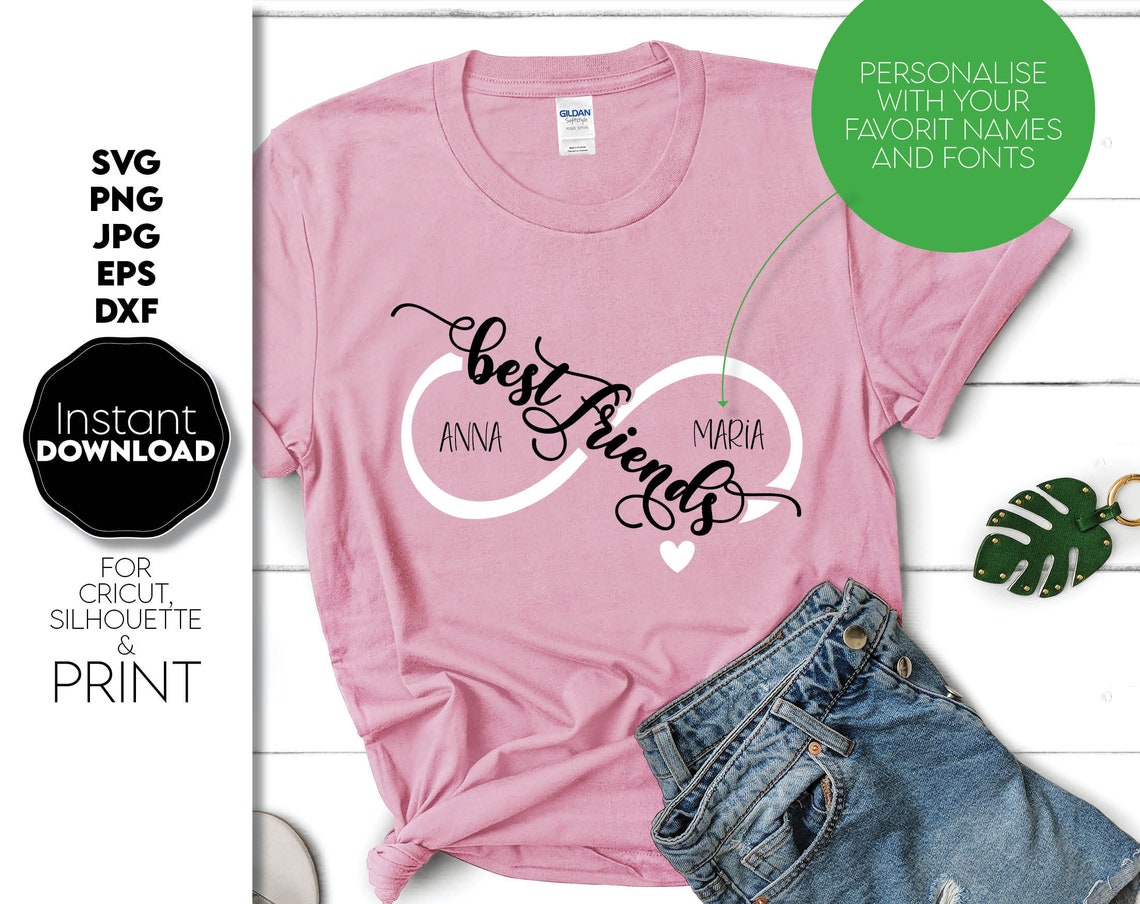 Best Friends Svg Best Friends Forever Svg Besties Svg Etsy